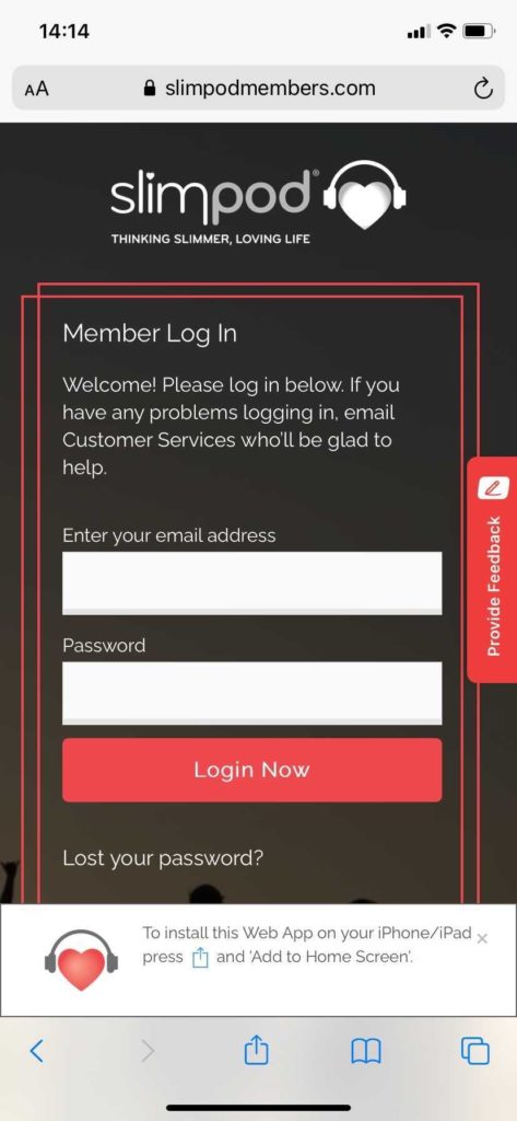How to add Slimpod to Home Screen – Lose Weight Without Dieting or ...