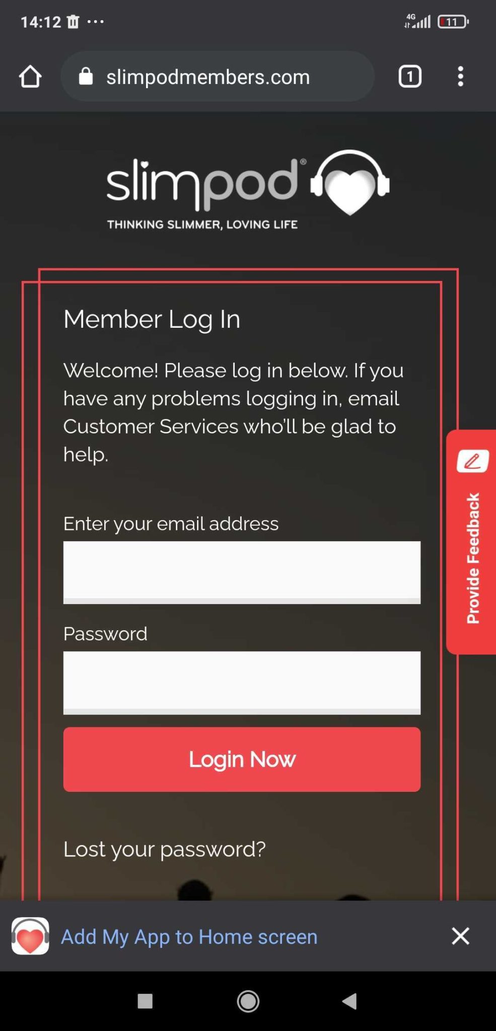 How to add Slimpod to Home Screen – Lose Weight Without Dieting or ...